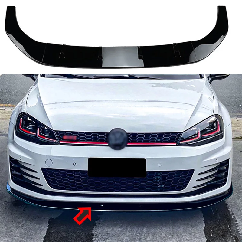 Car-Front-Bumper-Lower-chin-Lip-Splitter-Diffuser-Kit-Spoiler-Bumper ...