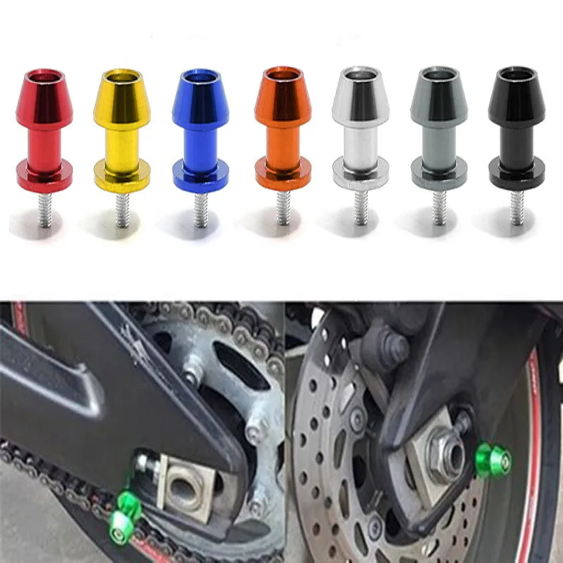 2Pcs-6-8-10mm-Motorcycle-Swingarm-Spools-Slider-Swing-Screw-Sliders ...