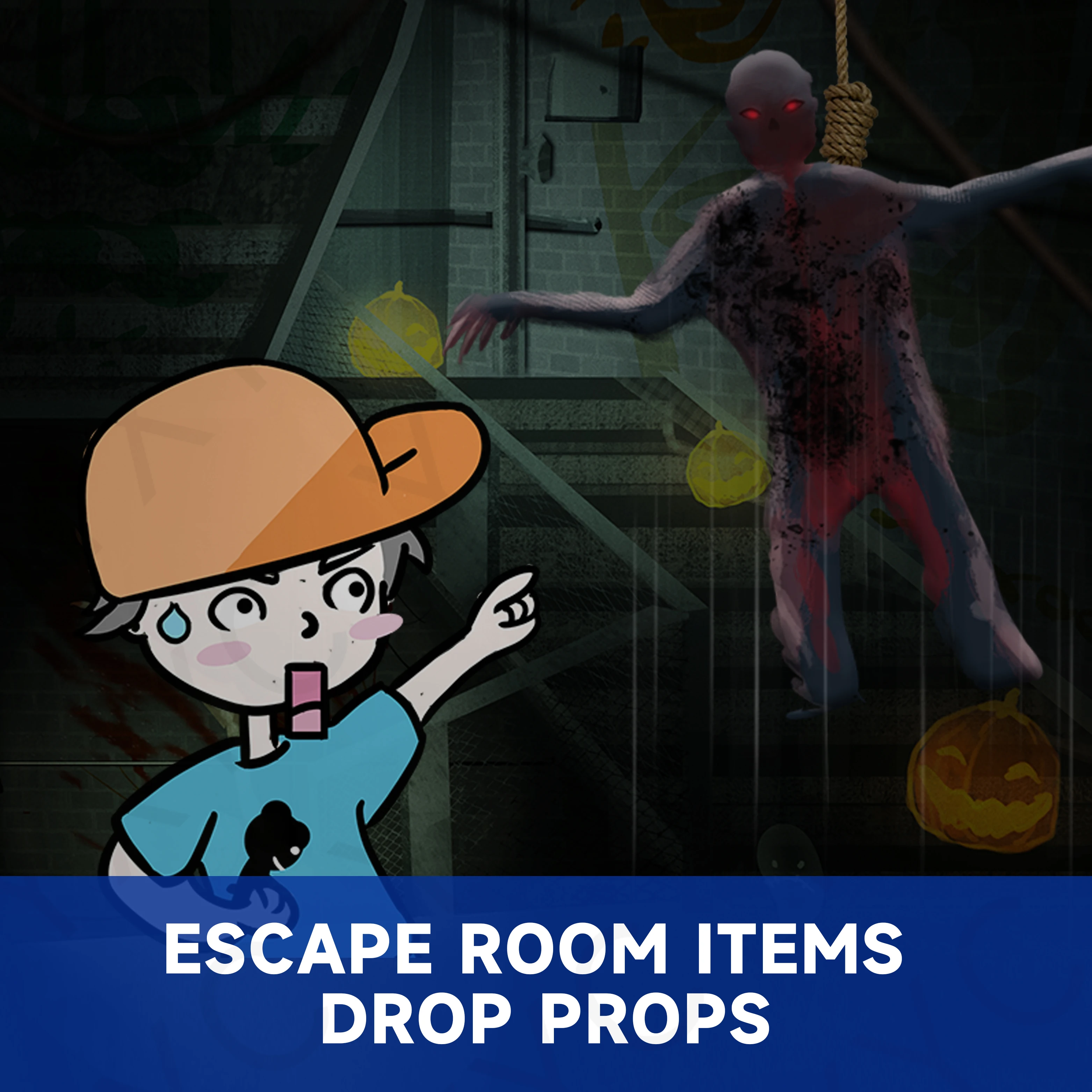 Escape room props dummy drop props terror props drop remote control ...