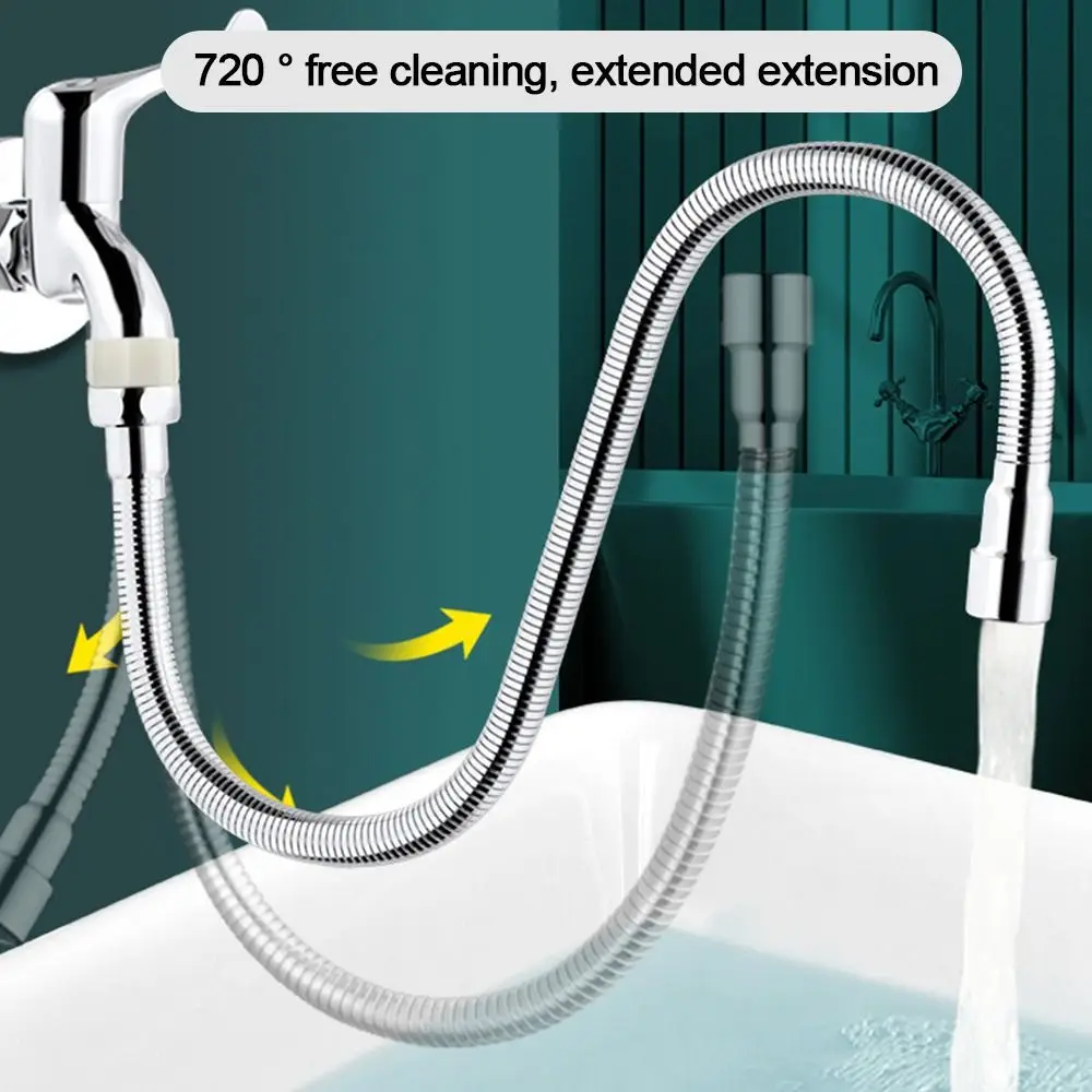 Bendable Water Tap Accessories 360° Rotating Portable Faucet Extender ...