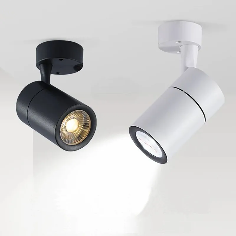 LED COB spotlights can be rotated down mounted downlights 7w 12w 20w ...