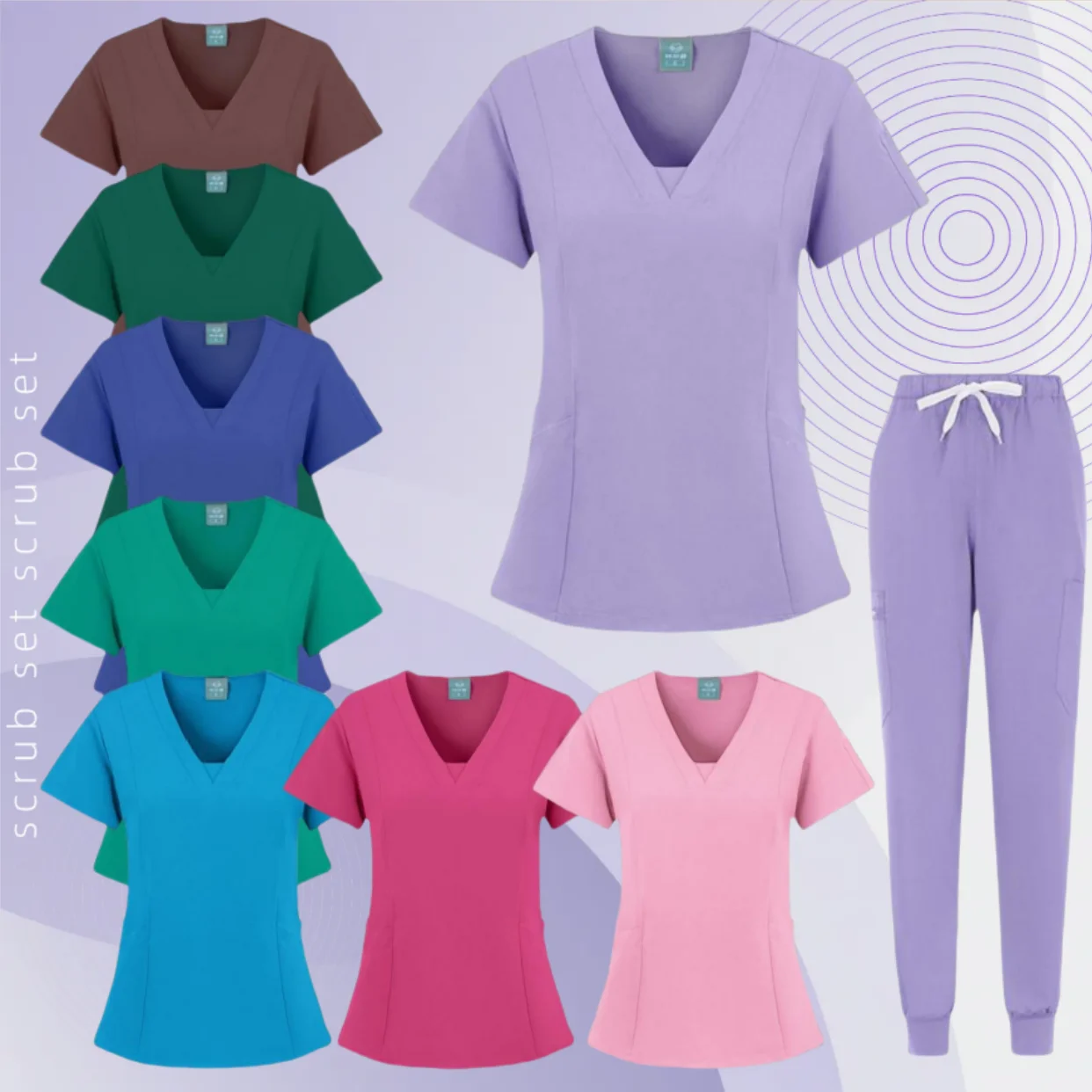 Beauty-Agency-Scrub-Womens-Suit-Pet-Shop-Veterinary-Nursing-Accessories ...