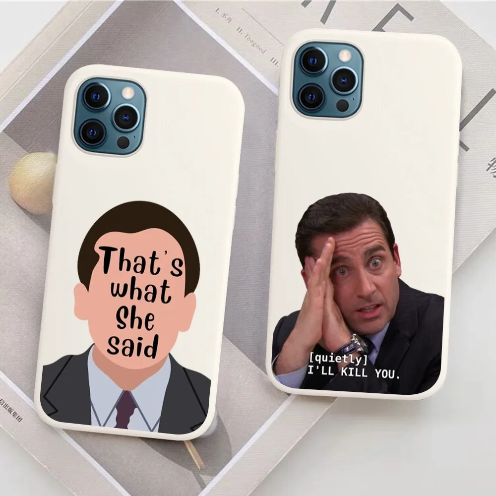 Michael-Scott-The-Office-Phone-Case-Soft-Solid-Color-For-iphone-14-11 ...