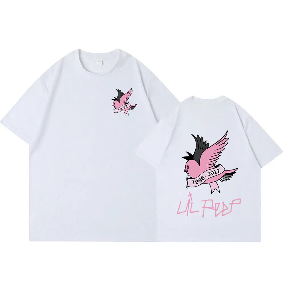 Rapper Lil Peep CryBaby Pink T shirt Men Women Hip Hop Fashion Short ...