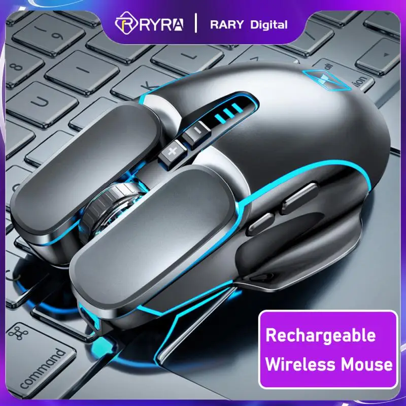 Ryra Rechargeable Mouse Wireless Gamer 2400 Dpi Mouse Gaming Computer ...