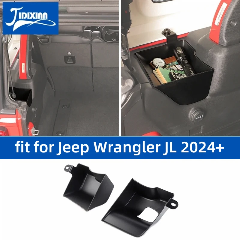 JIDIXIAN Fit for Jeep Wrangler JL 4 Doors 2024-2026 Car Rear Trunk ...