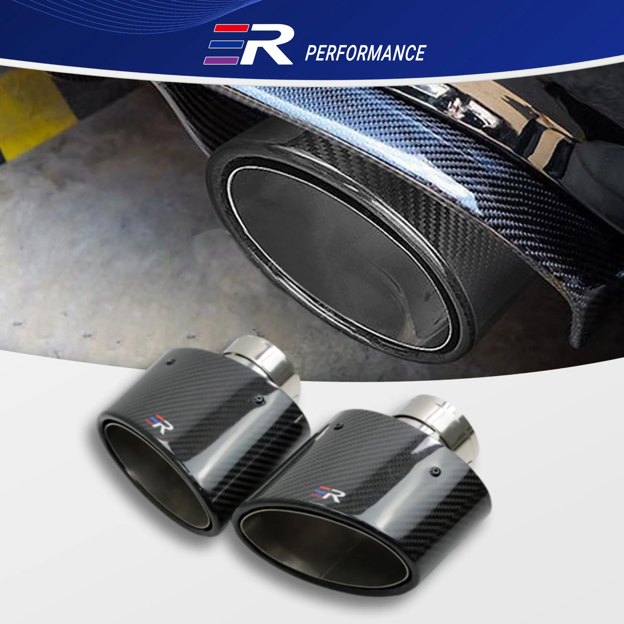 ER-Exhaust-Racing-Real-Carbon-Fiber-Oval-Shape-Exhaust-Tips-for ...