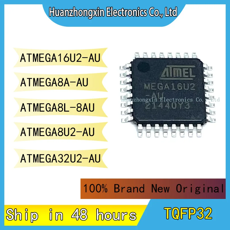 ATMEGA16U2-AU ATMEGA8A-AU ATMEGA8L-8AU ATMEGA8U2-AU ATMEGA32U2-AU MCU Chip TQFP32 Integrated ...