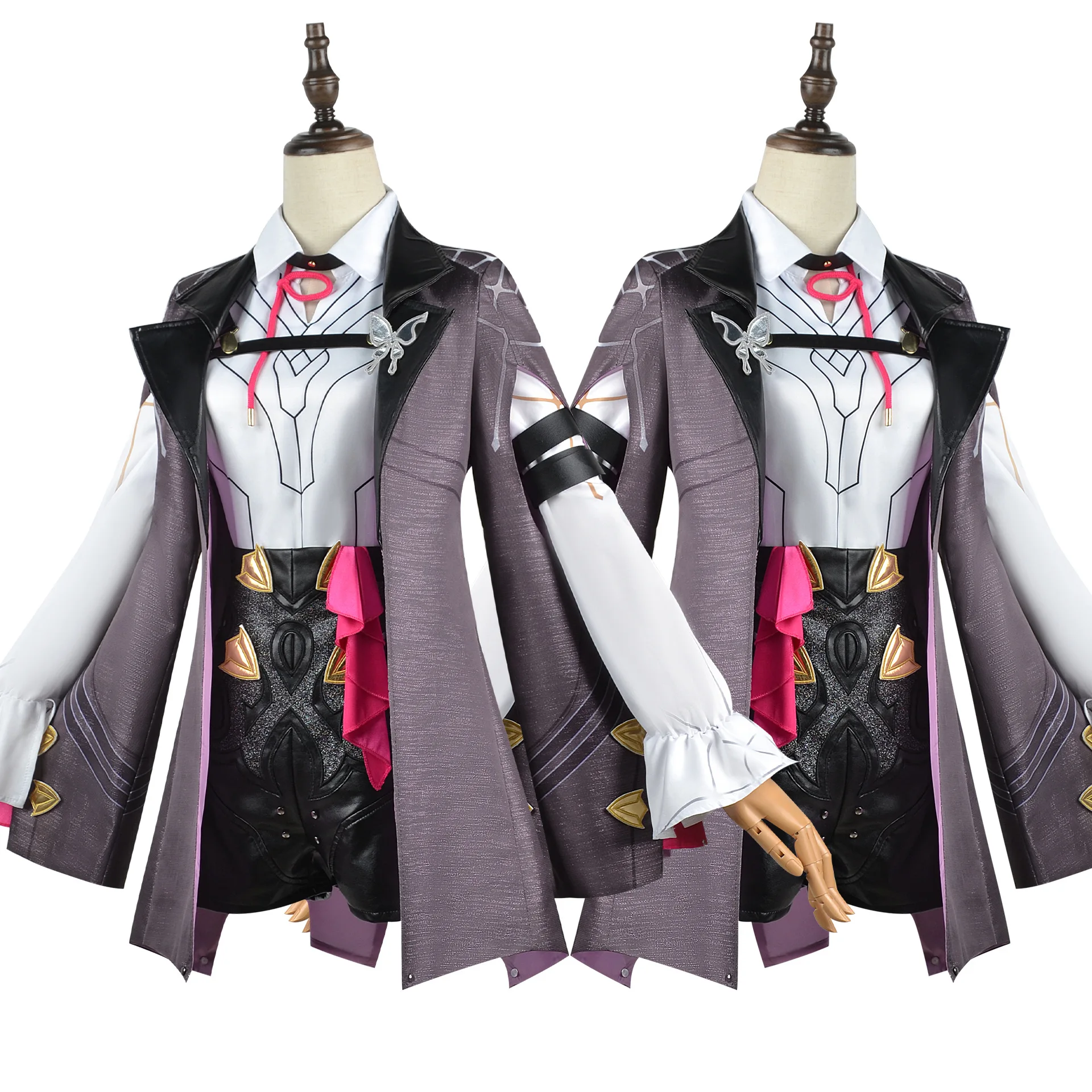 Honkai Star Rail Game Kafka Cosplay Costume Embroidery Version Full Set ...