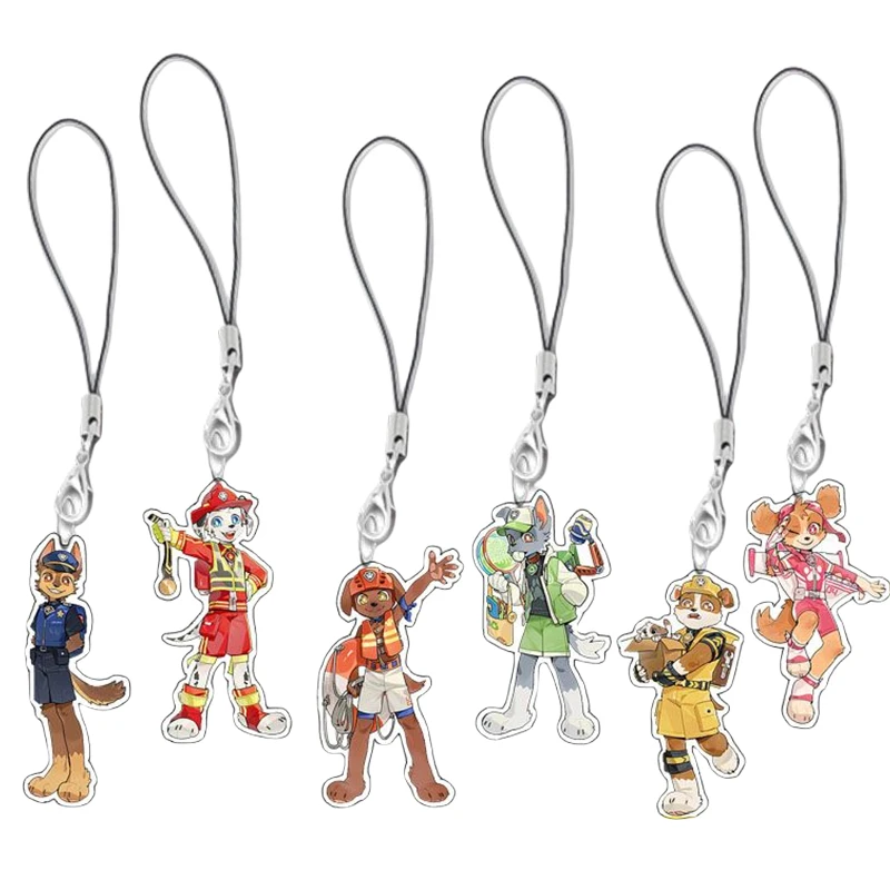 Paw-Patrol-Chase-Key-Chain-Keychain-Ring-Accessories-Funny-Bag-Pendant ...