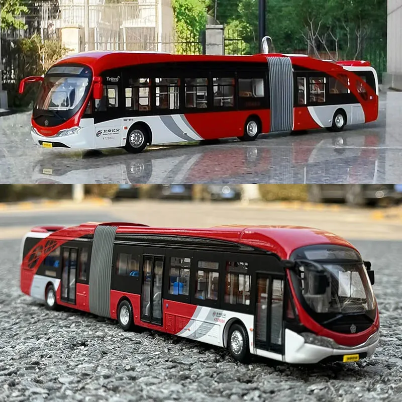 1-64-Little-Red-Fish-Beijing-Bus-Route-1-Yinlong-Articulated-Bus-Bus ...