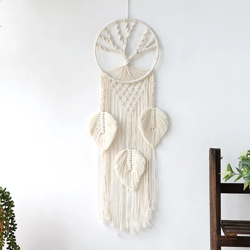 Atrapasueños de árbol de la vida, atrapasueños grande de macramé, colgante de pared bohemio para ...