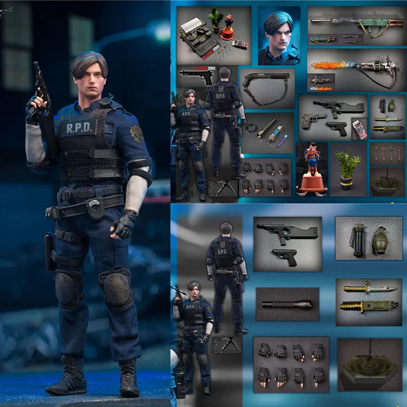 LIMTOYS LiMiNi 1/12 RPD Police Officer Leon Kennedy S Version 6 inch ...