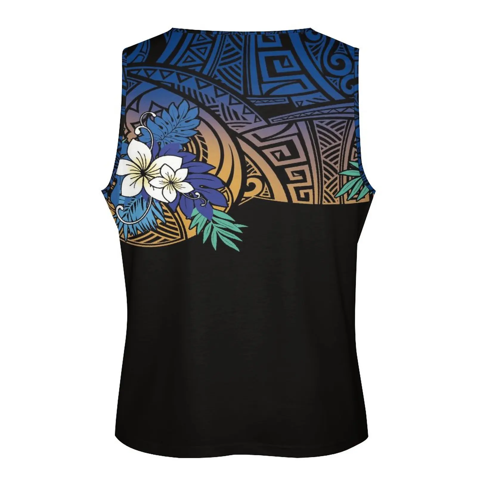 Polynesian Tribal Tank Tops Samoan Men Singlets Island Wear ...