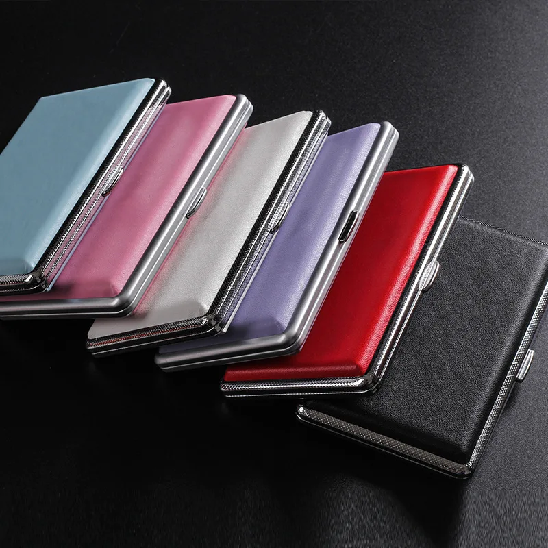 Women-Cigarette-Case-for-20-Fine-Cigarettes-Pocket-Tobacco-Holder-Pink ...
