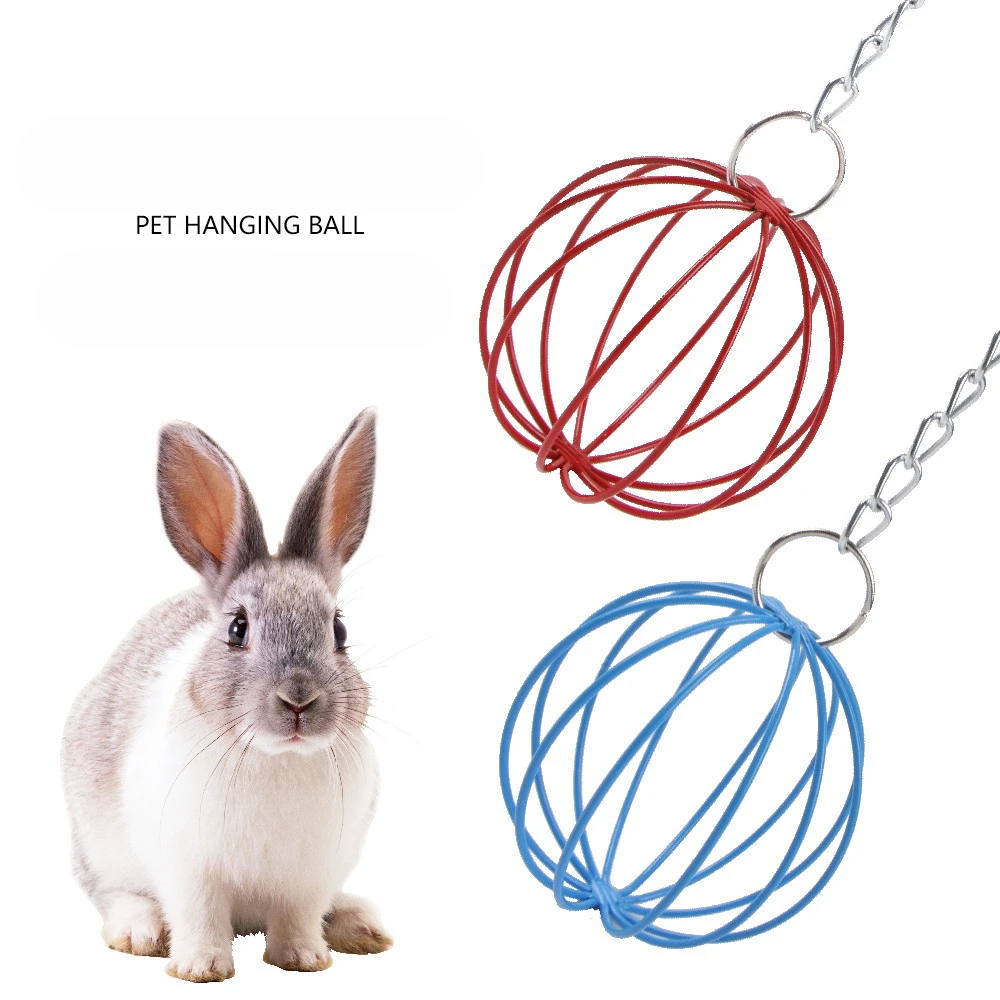 1pc-Stainless-Steel-Pet-Rabbits-Toys-Round-Sphere-Feed-Dispense ...