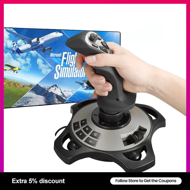 Joystick-Flight-Simulator-Flying-Rocker-Gamepad-Controller-PC-Flight ...