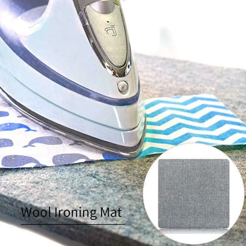 Thick Wool Ironing Mat - Portable Pressing Pad, High Heat Resistant ...