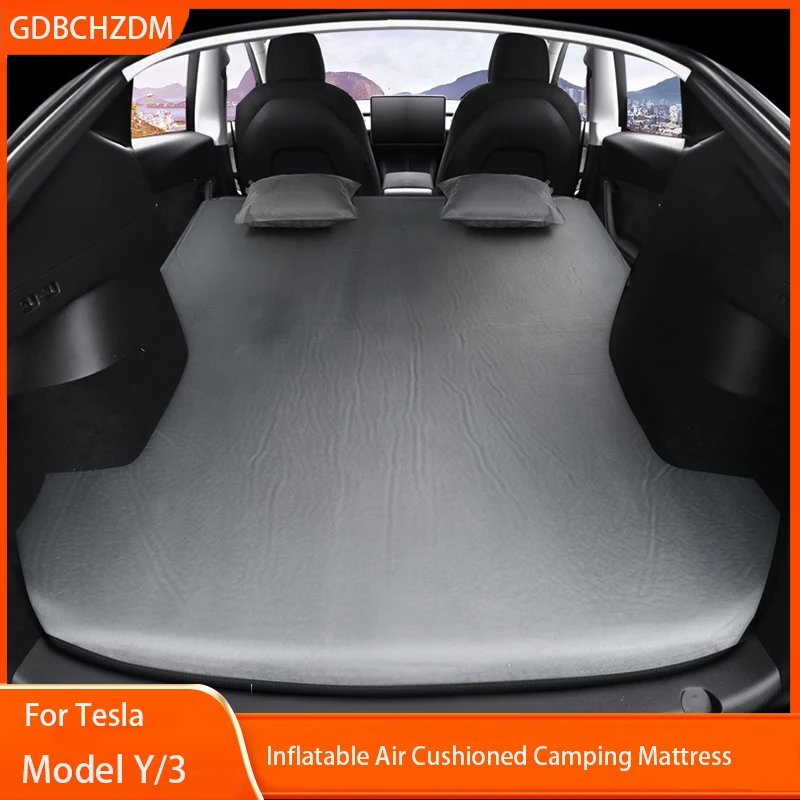 For Tesla Model 3 Model Y 2017-2024 Inflatable Air Mattress Outdoor ...