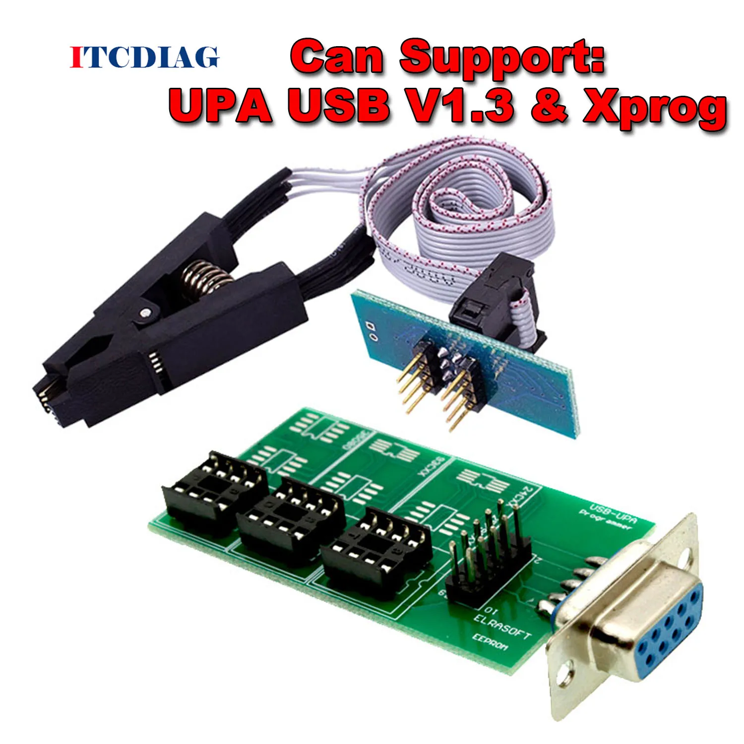 UPA USB V1.3 Xprog ECU 칩 튜닝 프로그래머 Eeprom 보드 어댑터, 24CXX 및 25 / 95XXX ...