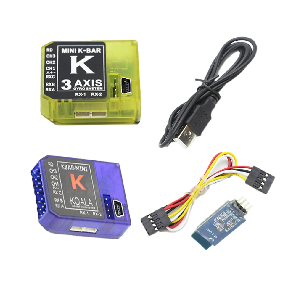 KBAR Gyro MINI K BAR K8 3 Axis Gyro Flybarless PK VBAR B8 for ...