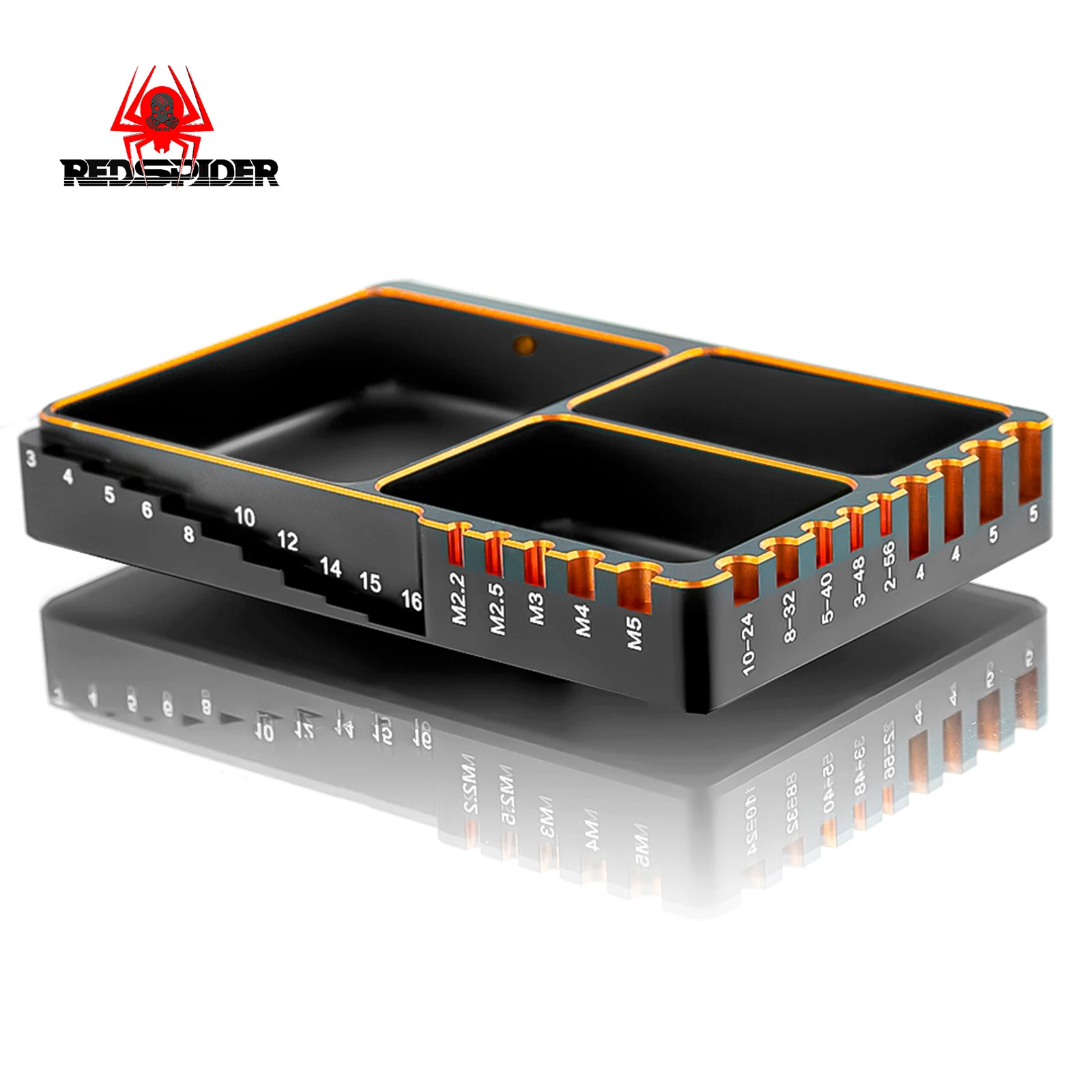 1Pcs CNC Screw Tray Hydrogen Peroxide Gold Aluminum Magnet Screw Tray ...