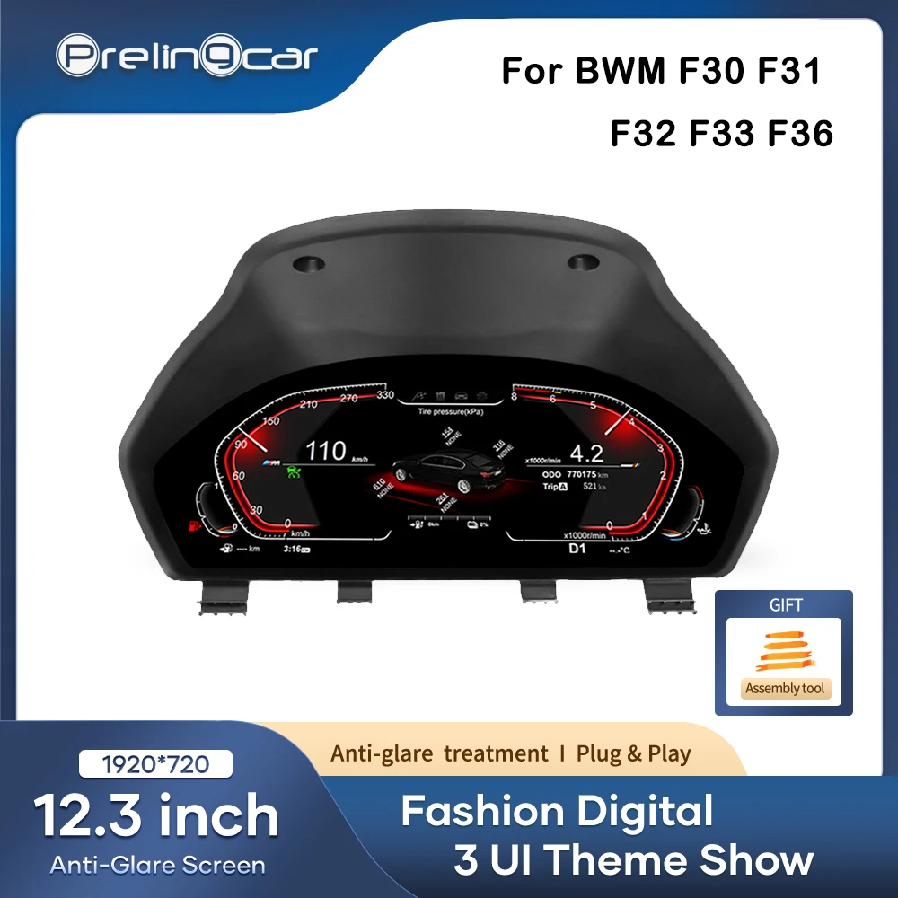 Digitale-Dashboard-For-BMW-3Series-F30-F31-GT-F34-4Series-F32-F33-F36 ...