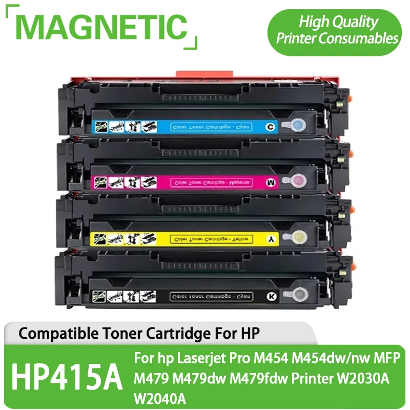 4pcs-415A-416A-414A-Compatible-Toner-Cartridge-for-HP-Laserjet-Pro-M454 ...