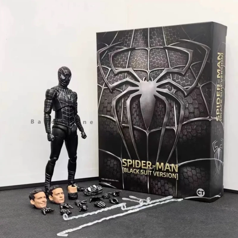 In-Stock-SHF-Spider-Man-3-Black-Venom-Suit-Tobey-Maguire-Version-Marvel ...