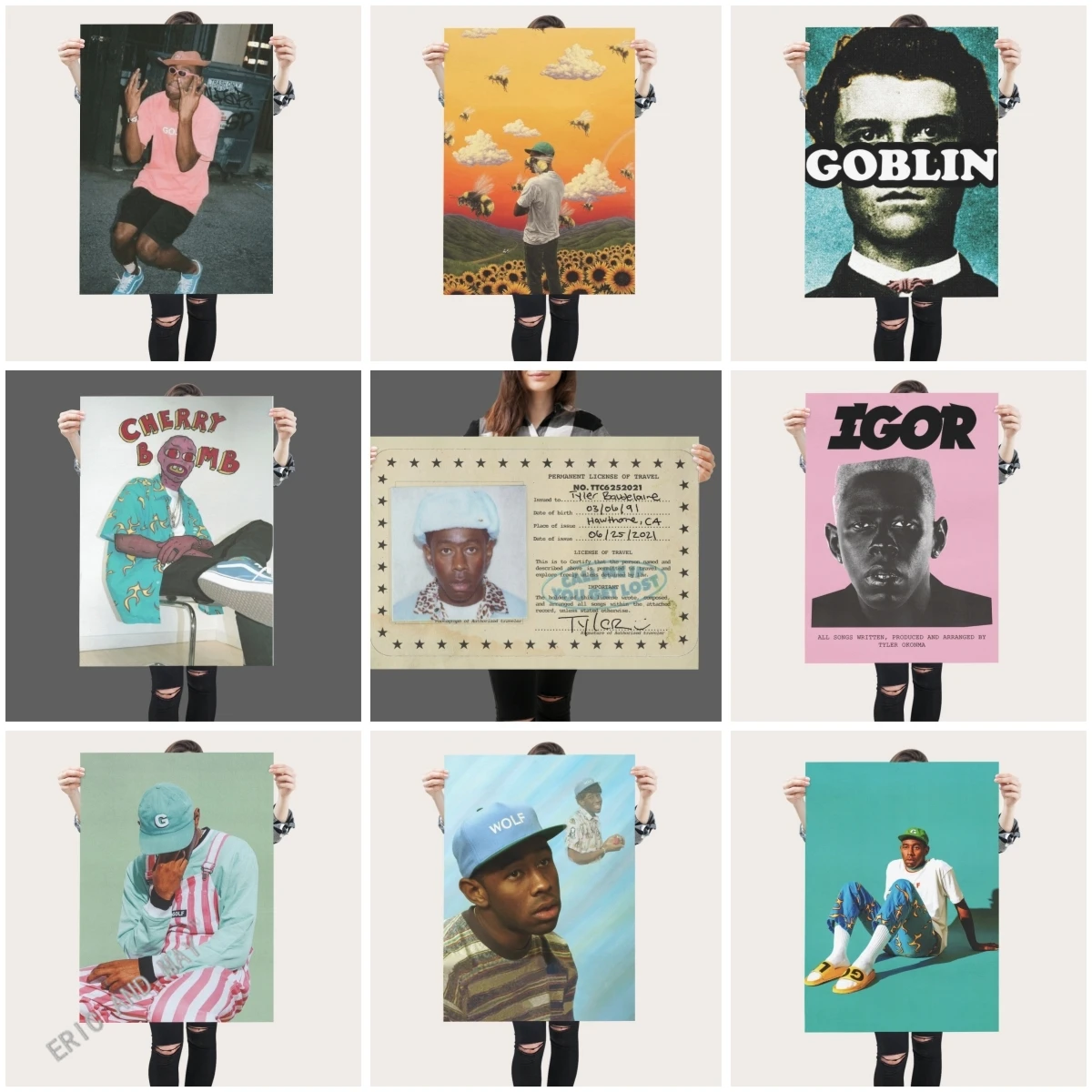 Tyler-The-Creator-hit-music-album-cover-poster-American-popular-rapper ...