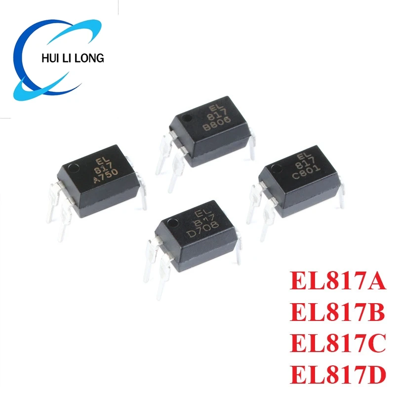 Chip-optoacoplador-IC-nuevo-y-Original-PC817-EL817-817-EL817A-EL817B ...