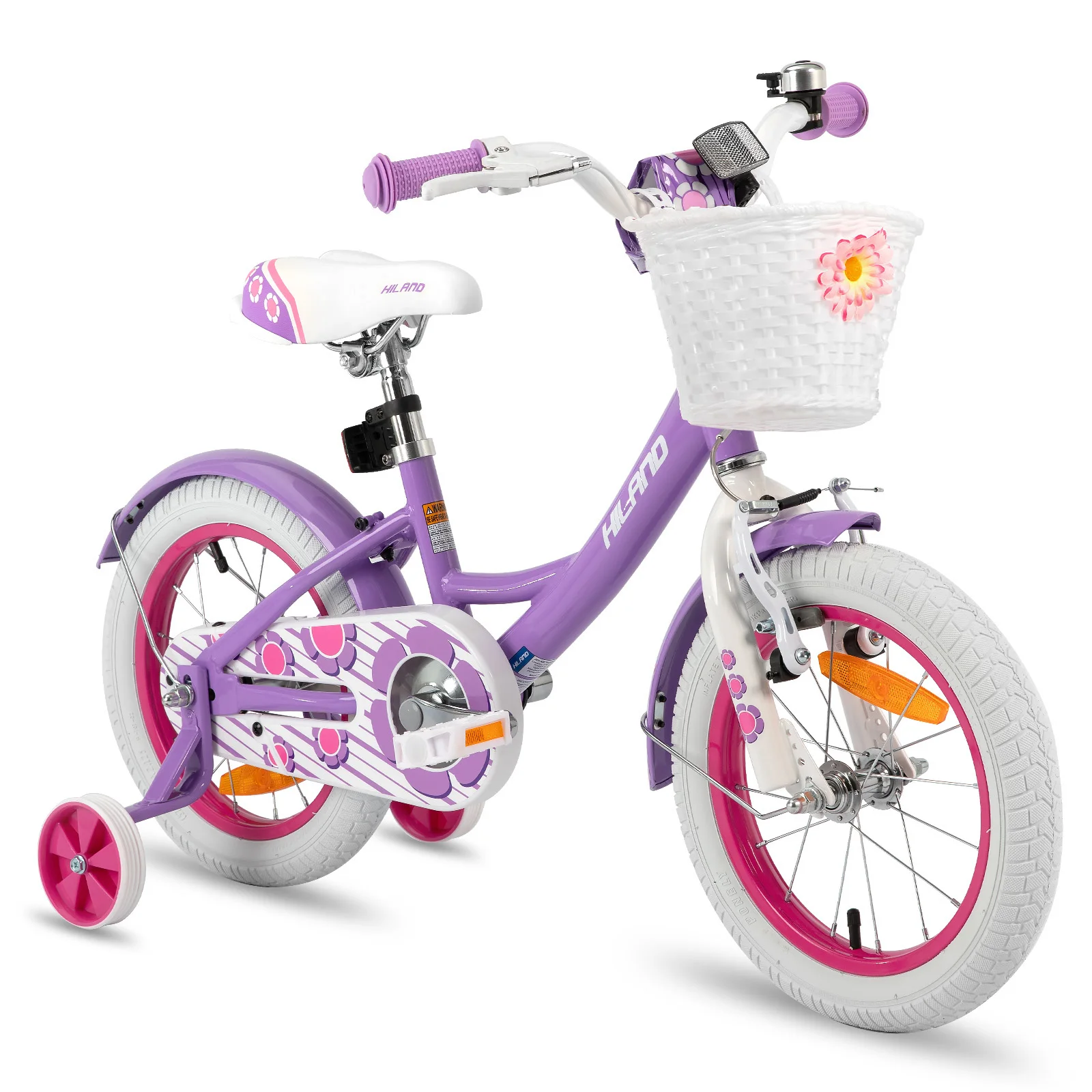 Hiland-12-14-16-Inch-Children-s-Bicycle-3-7-Years-Girls-Bicycle-with ...
