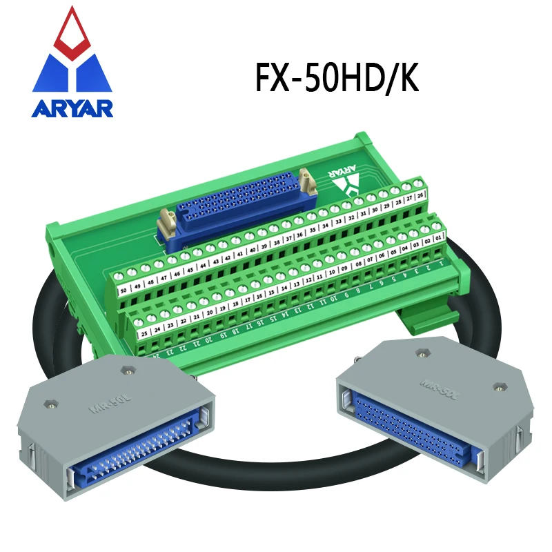 FX-50HD/K Fanuc Module 50Pin Terminal To MR-50RFD2+ HONDA Module MR ...
