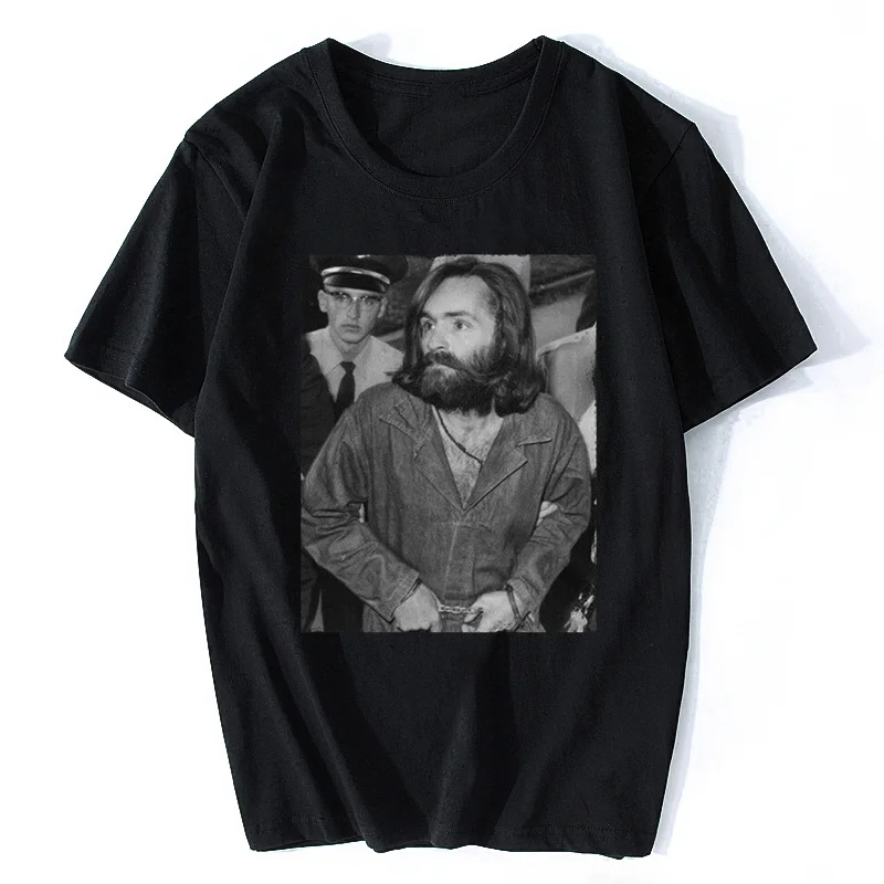 Charles Manson T-Shirt Manson Family TShirt American Criminal Cult T ...