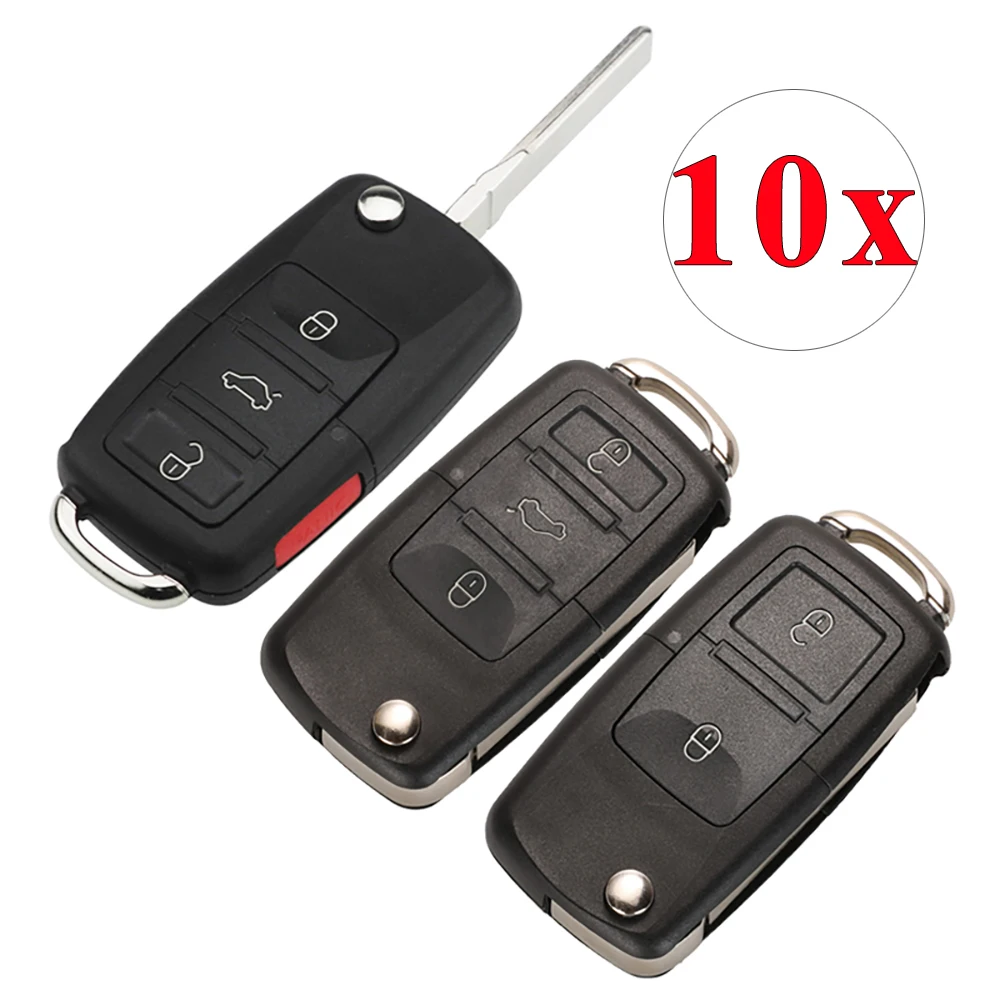 jingyuqin-10pcs-2-3-4-button-Key-Shell-Case-for-VW-Passat-Polo-Golf ...