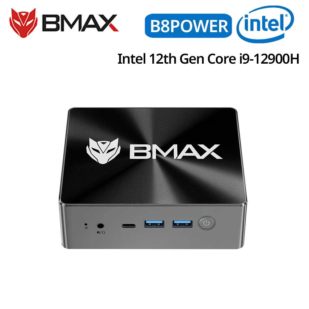 BMAX-Mini-PC-B8POWER-Intel-12th-Gen-Core-I9-12900H-Windows-11-24GB-RAM ...