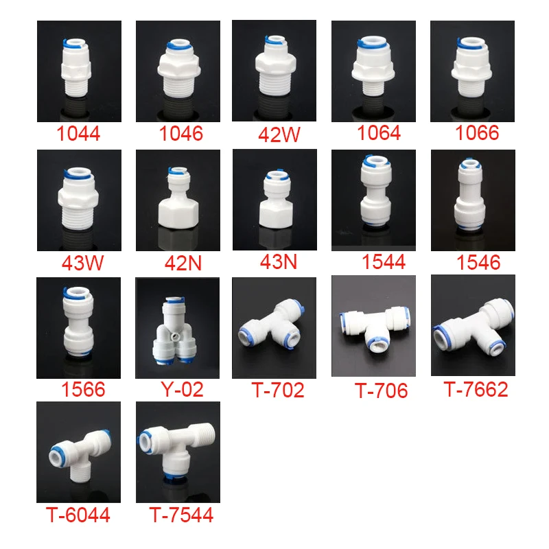 1 4 3 8 OD 1 4 1 2 3 4 1 8 Quick Connectors RO 
