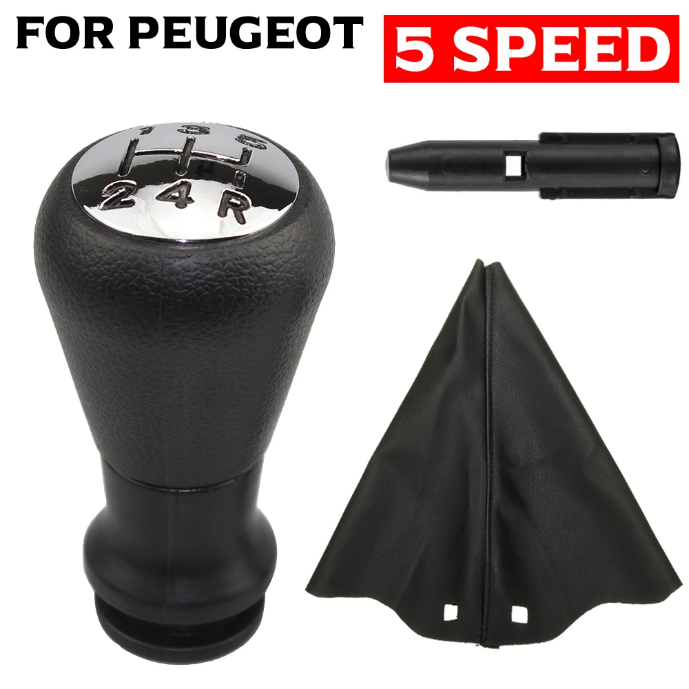 Car Gear Shift Knob For Peugeot 206 207 308 3008 406 5008 Citroen Sega ...