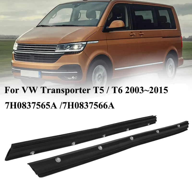 Front Door Seal Strips Weatherstrip Gasket For VW Transporter T5 2003 ...