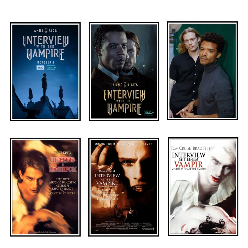 Interview Vampire Movie Poster | Interview Stickers Vampire | Paper ...