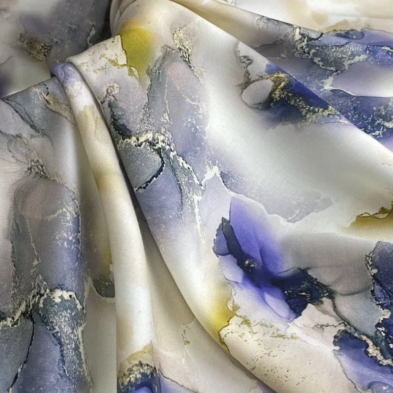 Silk Cotton Satin Blouse Dress Fabric Summer New Premium Breathable ...