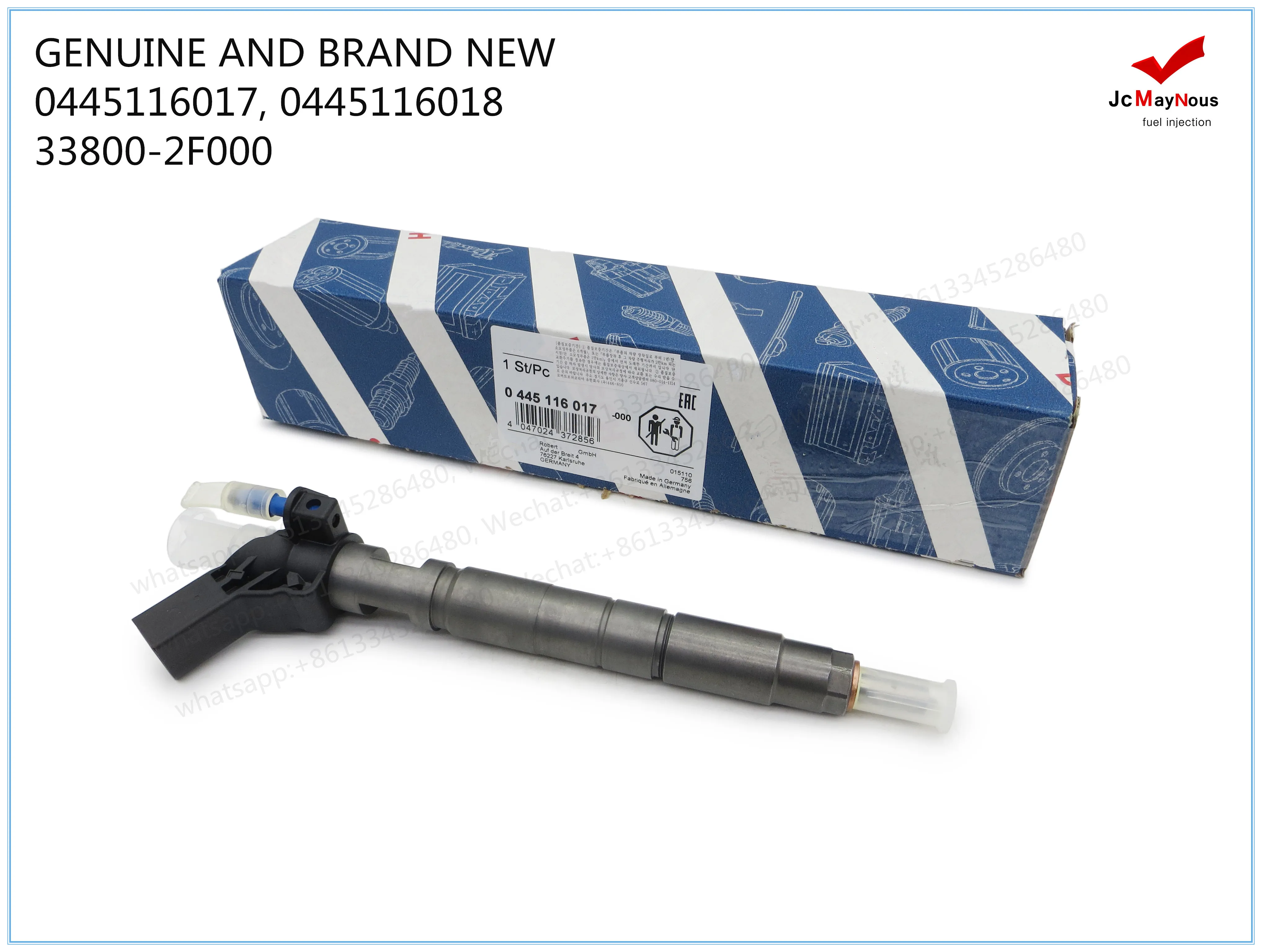 Genuine And Brand New Diesel Fuel Injector 0445116017 0445116018 33800 ...
