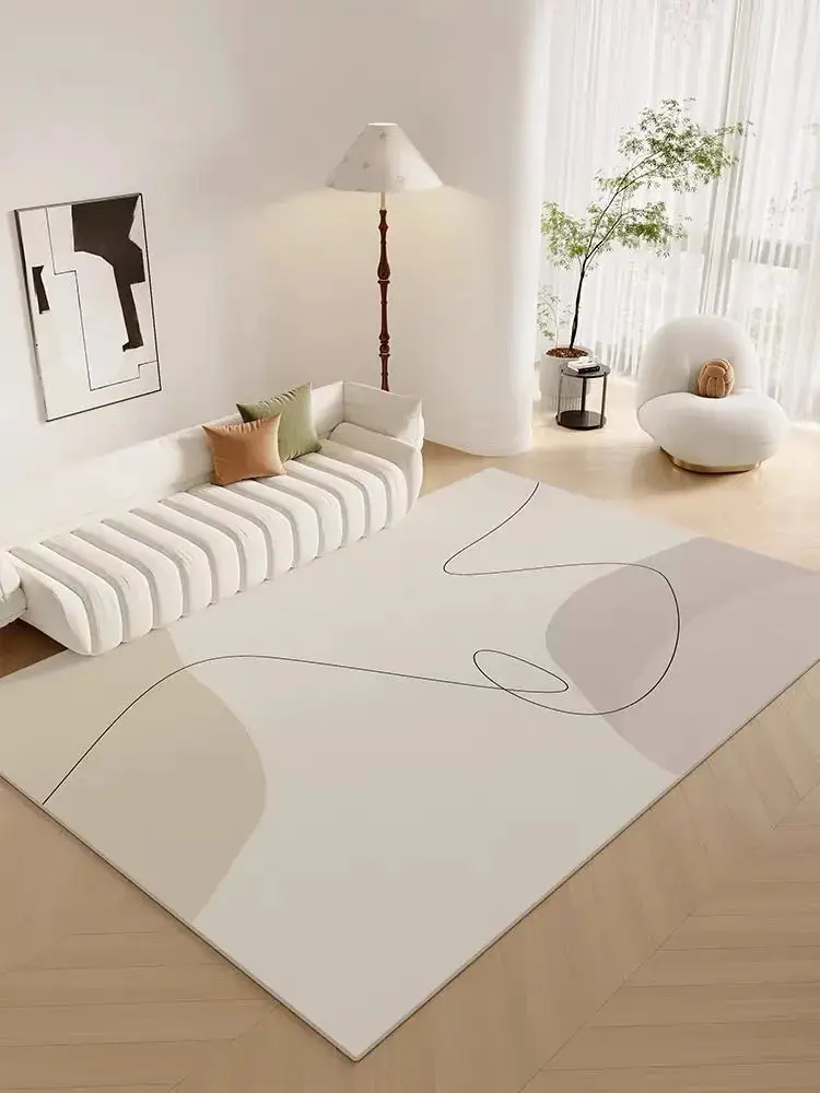 VIKAMA-Modern-Simple-Carpet-Living-Room-Decorative-Line-Carpet-Light ...