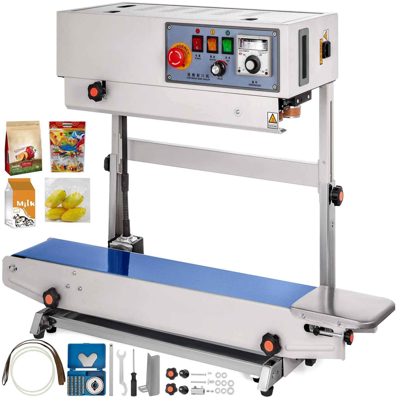VEVOR-FR770-Continuous-Vertical-Sealing-Machine-500W-Automatic-Sealer ...