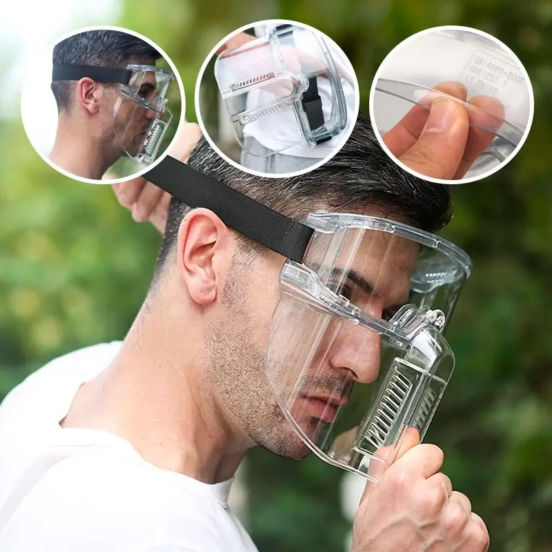 Multipurpose-Ergonomic-Transparent-Protected-Face-Shield-Security ...
