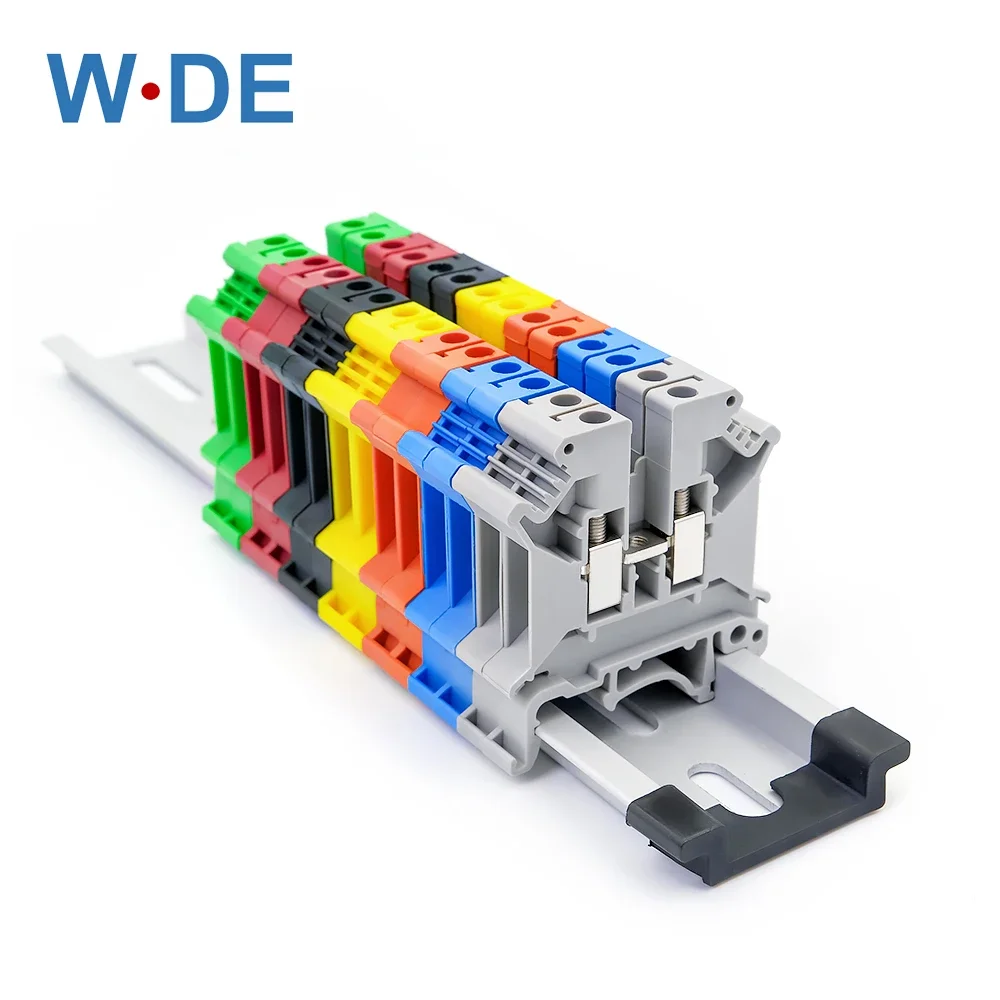 Din-Rail-Terminal-Block-UK-5N-Universal-Connector-Screw-Connection ...