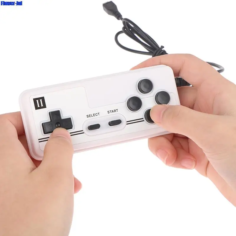 1PC Game Console Handle Classic Retro Version Of Home Fc Plug-in Double ...