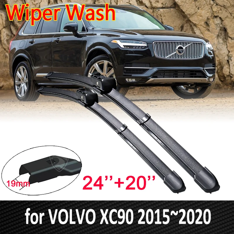 For Volvo Xc90 2015 2020 2016 2017 2018 2019 Car Wiper Blades Front Windscreen Windshield Wipers Car Accessories Stickers Windscreen Wipers
