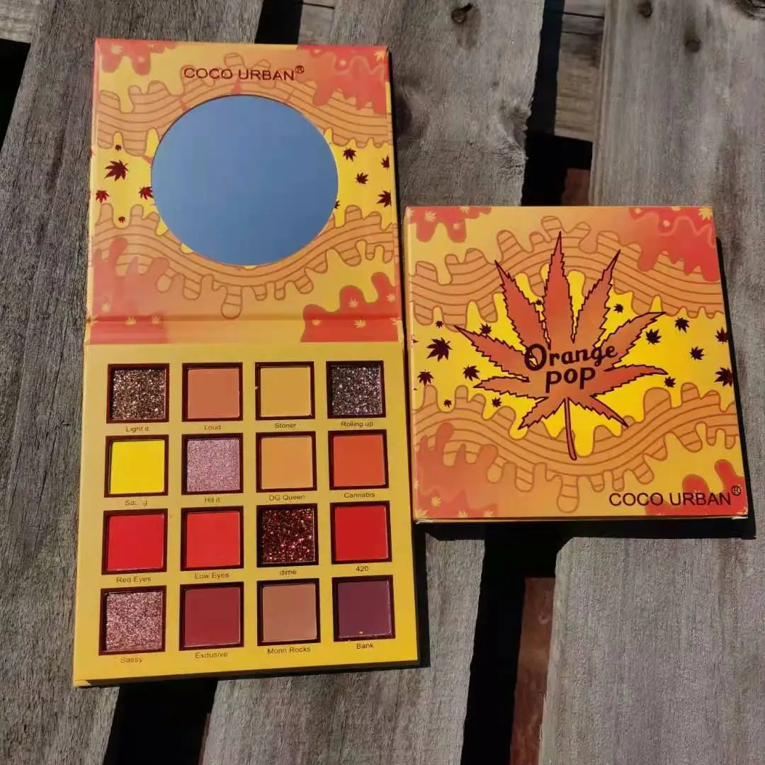 Coco Urban 16 Colors Makeup Eyeshadow Palette Vivid Plant Summer ...