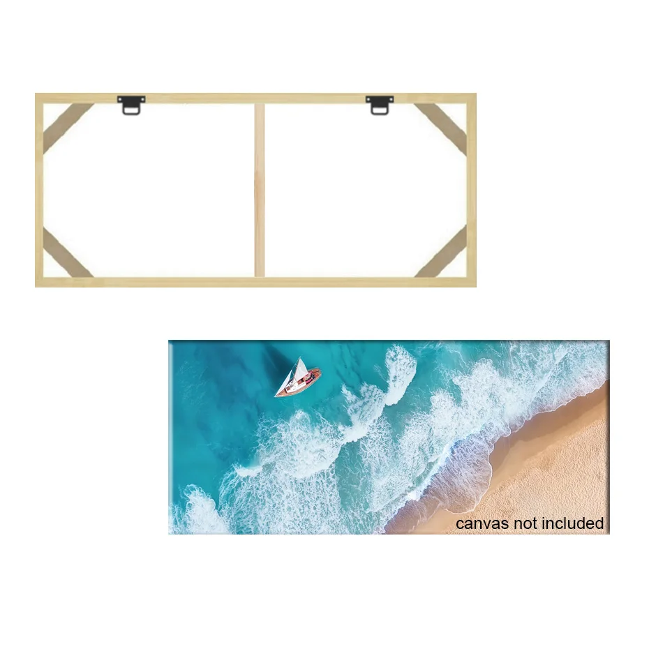40x80 50x100 60x120cm Canvas Wood Wall Frame Canvas Frame Wooden Frames ...